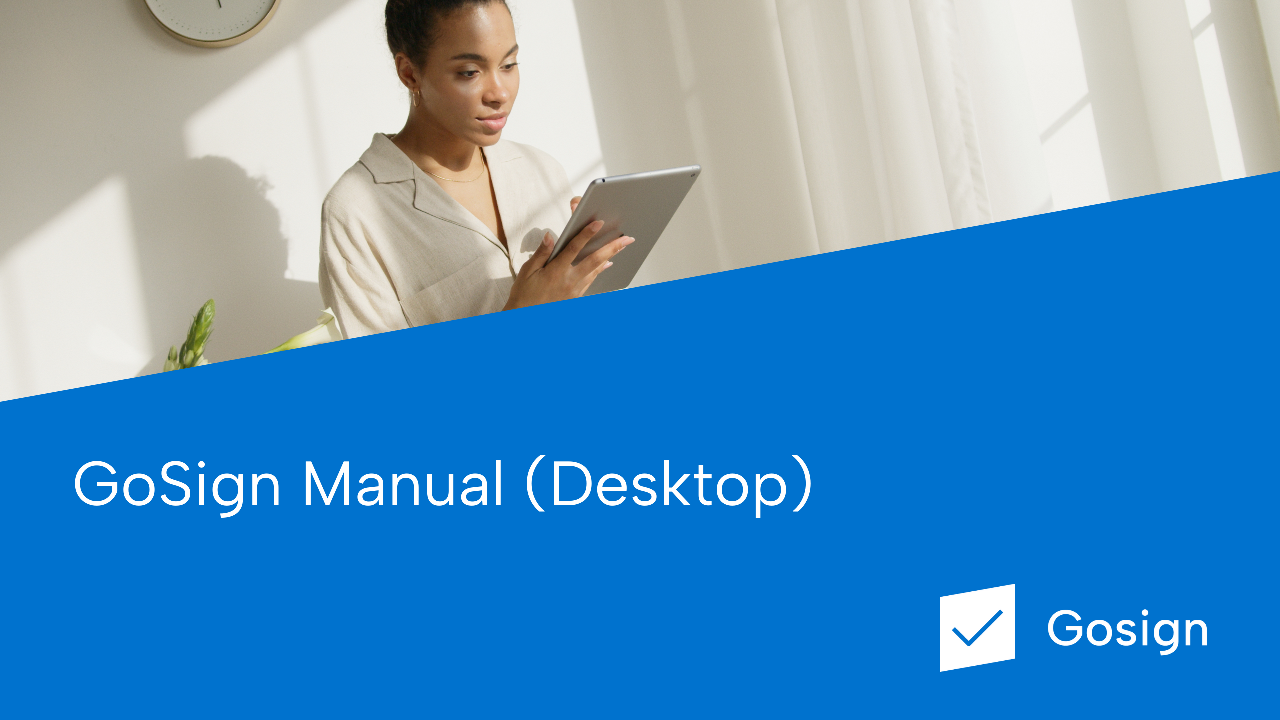 GoSign Manual (Desktop)