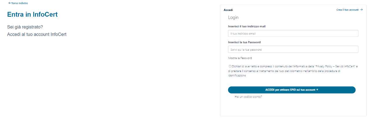 Guida alla richiesta di un’identità SPID InfoCert ID con riconoscimento ...